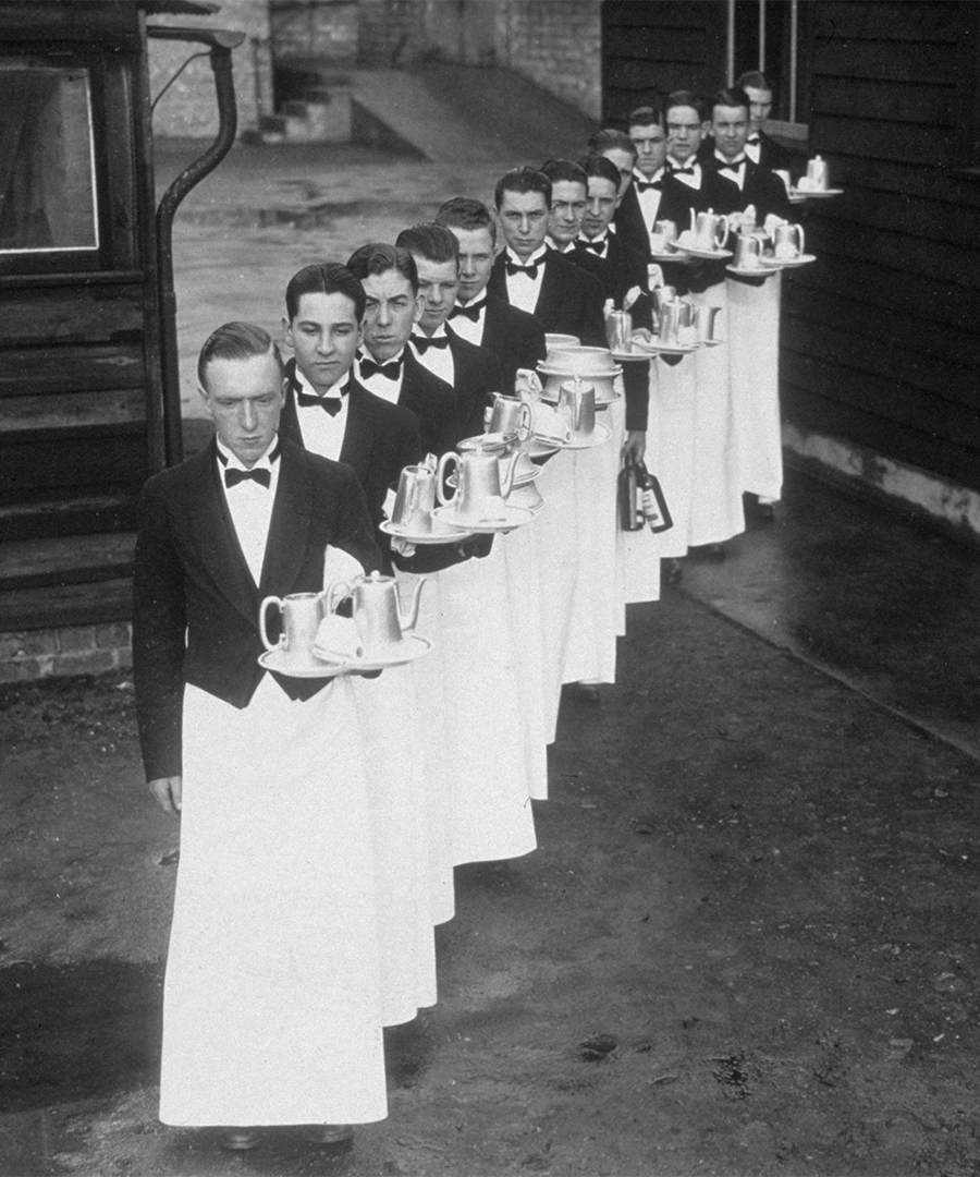 History Of Fine Dining Waiters DuJour