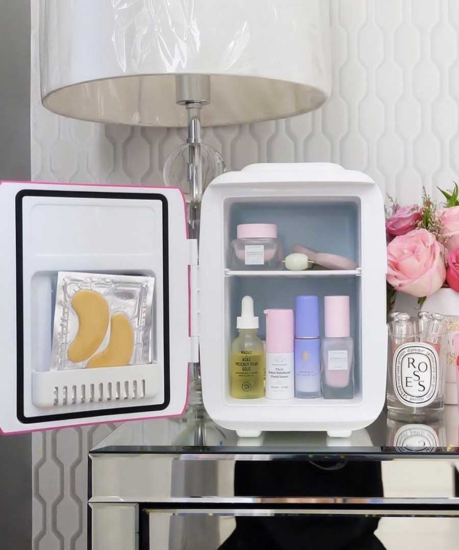 Cool Down With These Chic Mini Beauty Fridges - DuJour